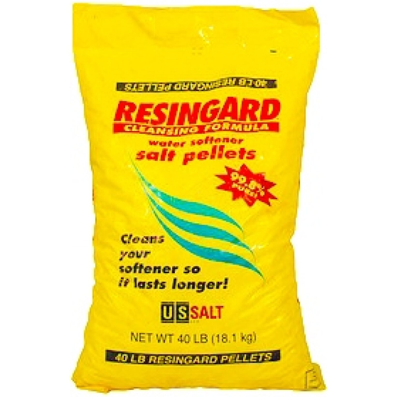 ResinGard Water Softener Salt Pellets 50 LBS Bag – East Coast Salt ...